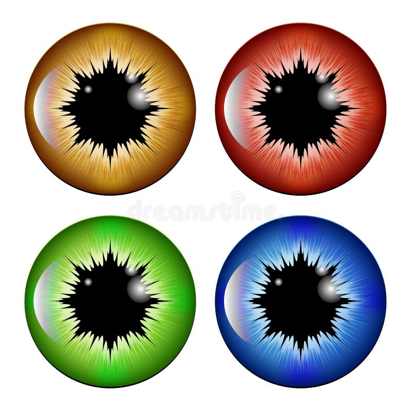 Eye, Pupil, Iris, Vector Symbol Icon Design. Stock Vector ...