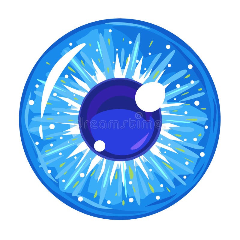Eye Pupil stock vector. Illustration of focus, view, macro - 97232945