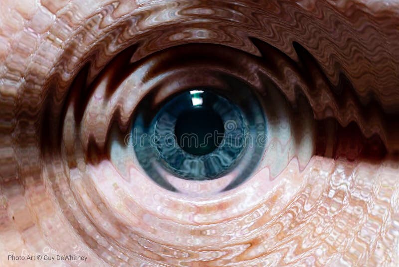 Eye Rippling at You Intensely Stock Photo - Image of rippling ...