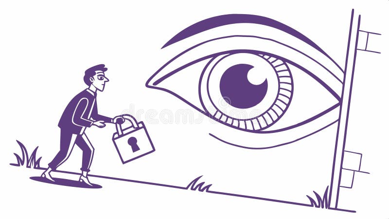 Eye with Ruler Illustration, Vision and Measurement, Perspective and ...