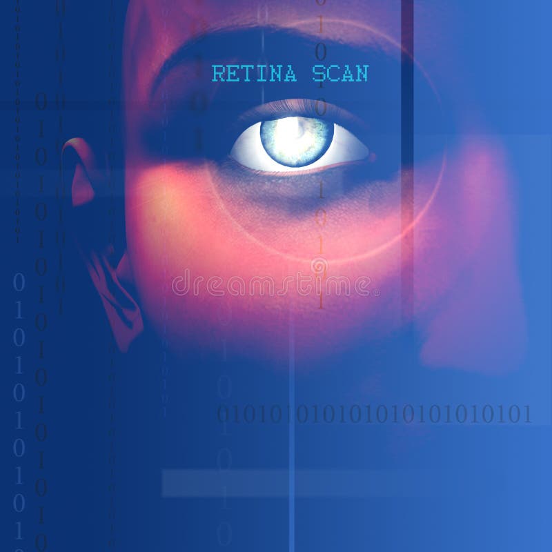 Retina Scan stock illustration. Illustration of restricted - 2848448