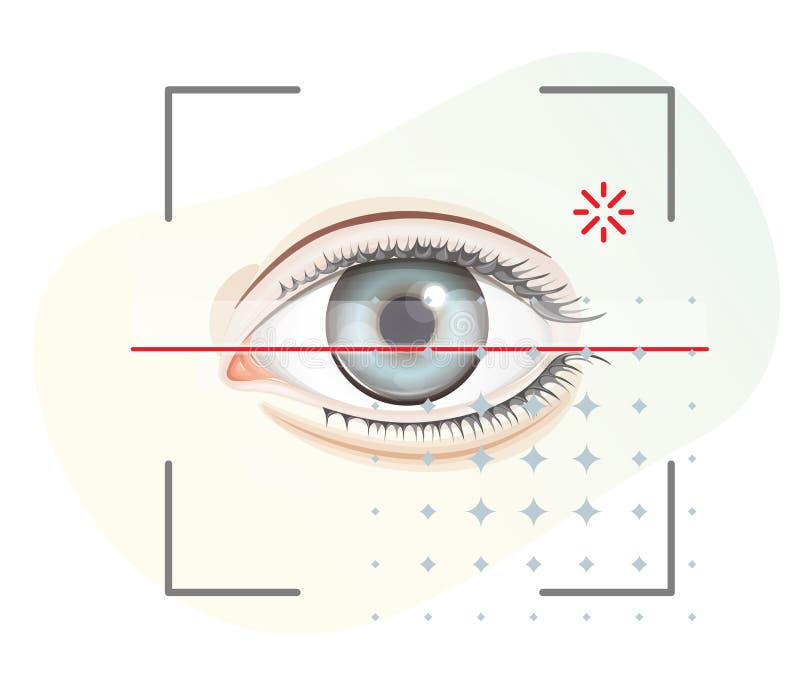 Eye Scan Security Surveillance - Stock Illustration Stock Illustration ...