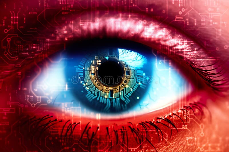 Eye Scan Technology. Biometric Security Concept. Generative AI. Stock ... Eye Scan Technology. Biometric Security Concept. Generative AI. Stock ...