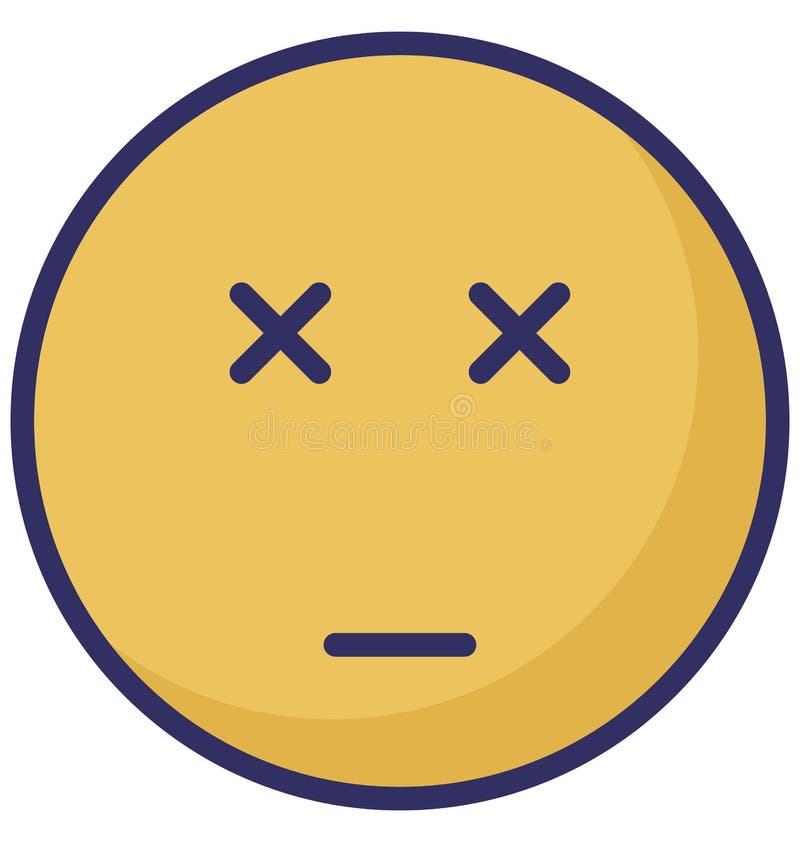 Eye Sealed, Angry Vector Isolated Icon Which Can Easily Modify or Edit ...