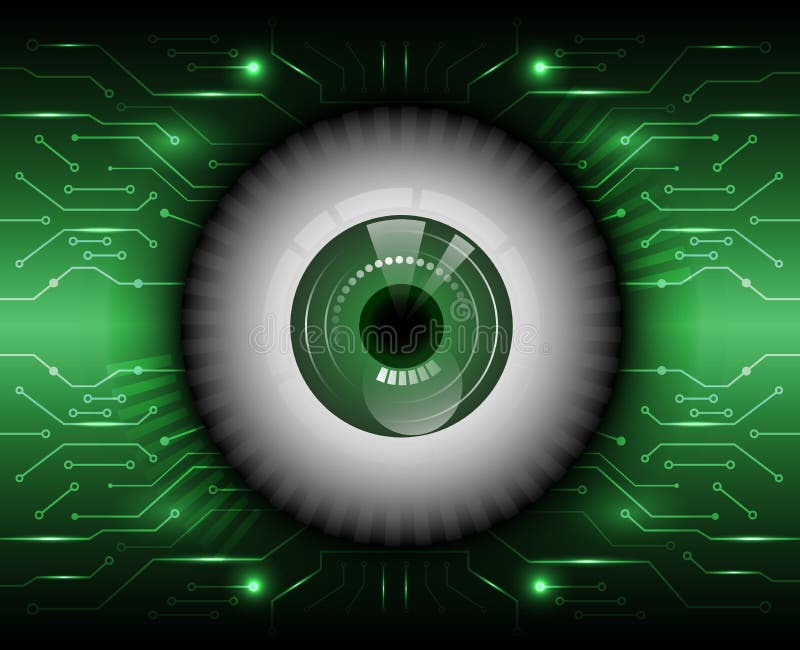 Eye Security Abstract Vector Background Stock Vector - Illustration of ...