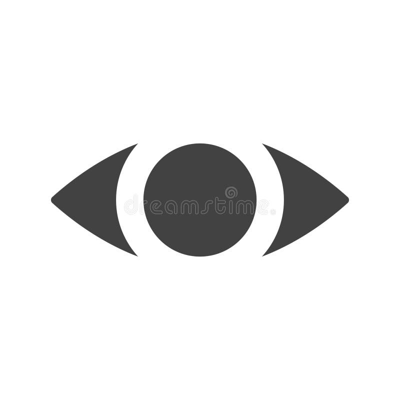 Eye See Look Icon Vector Illustration Stock Vector - Illustration of ...