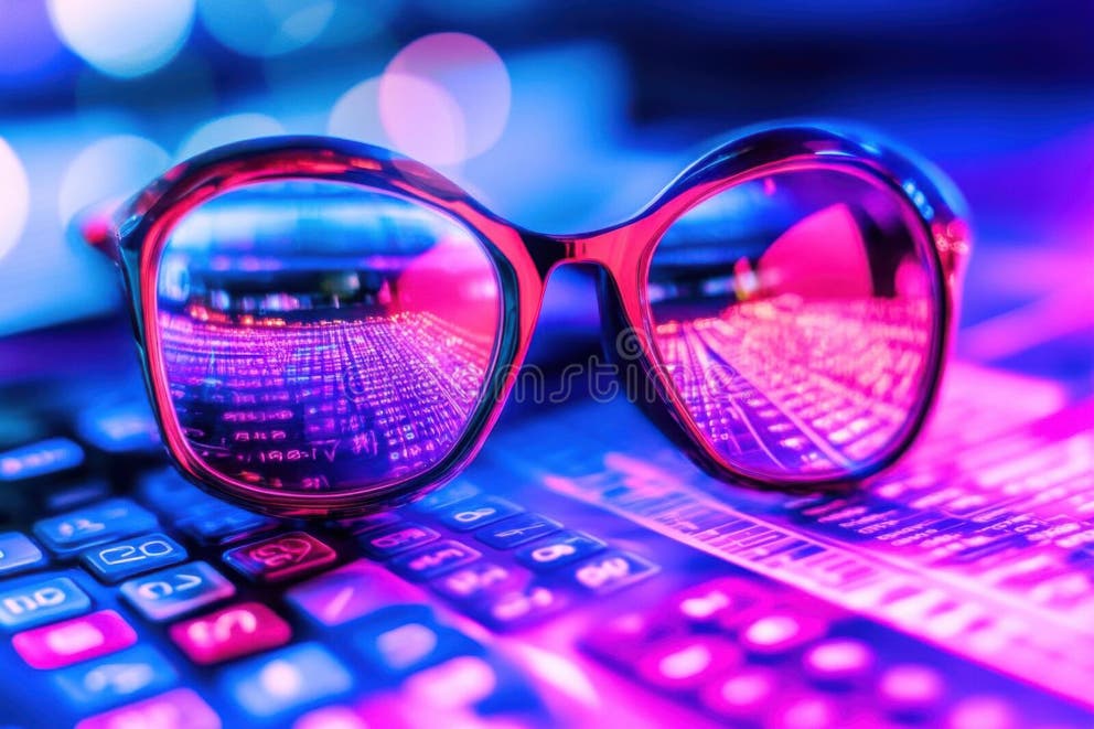 Eye See Math with Glasses on Calculator for Precise Calculation Themes ...