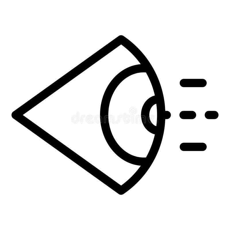 Sense of Sight Icons Set, Cartoon Style Stock Vector - Illustration of ...