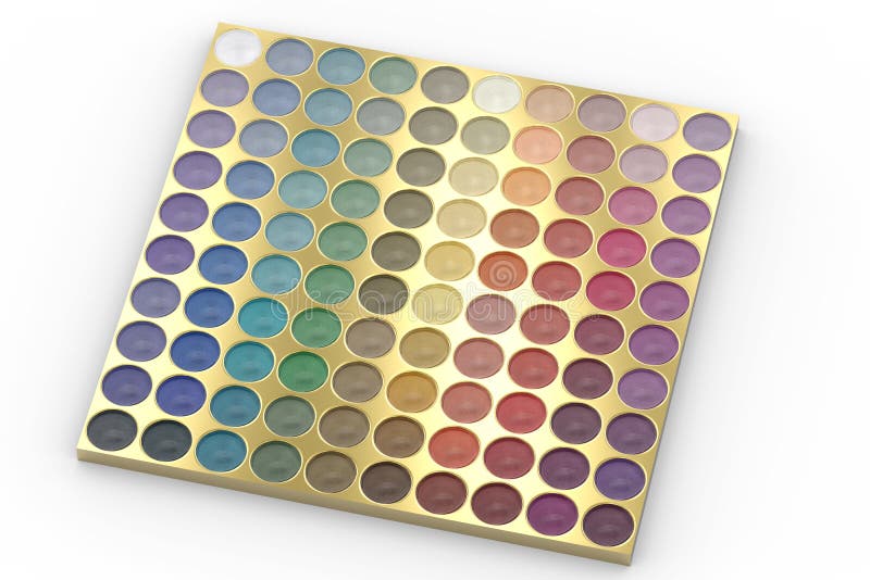 Eye shadow stock illustration. Illustration of beauty - 81634990