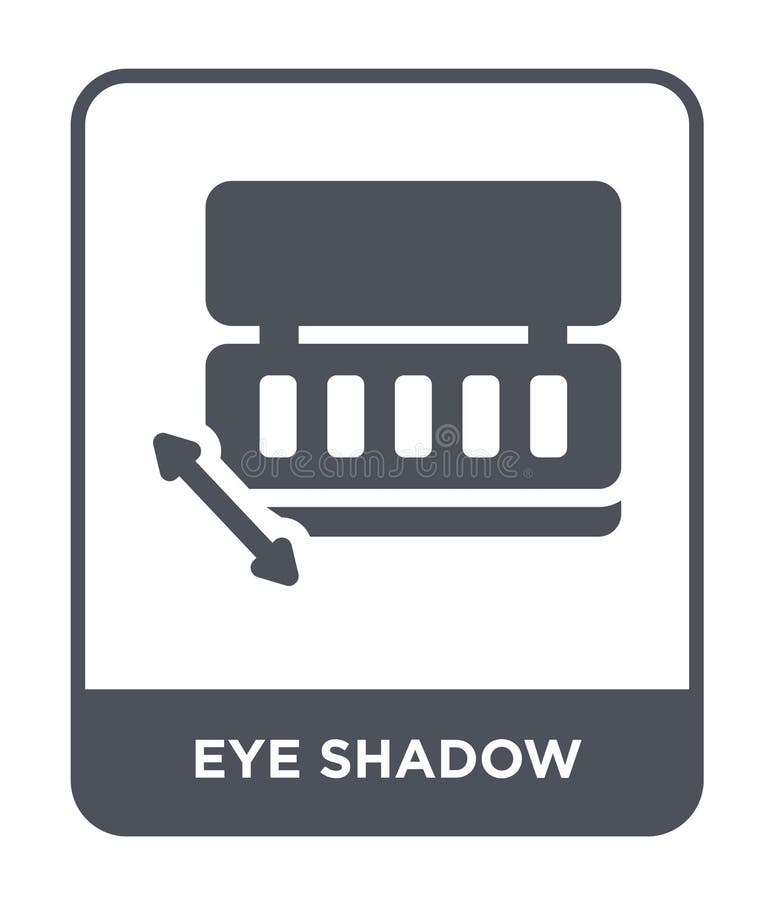 Eye Shadow Icon in Trendy Design Style. Eye Shadow Icon Isolated on ...