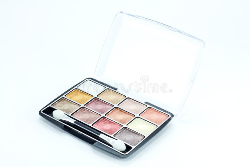 Eye shadow kit stock image. Image of open, indoor, apply - 17756729