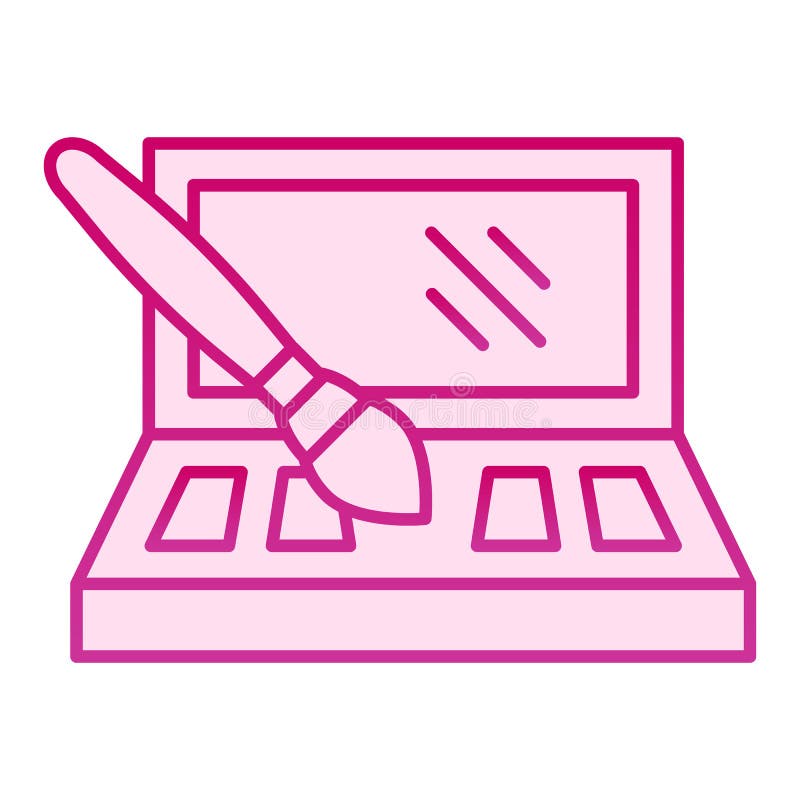 Cosmetics Flat Icon Set, Makeup Symbols Collection, Vector Sketches ...