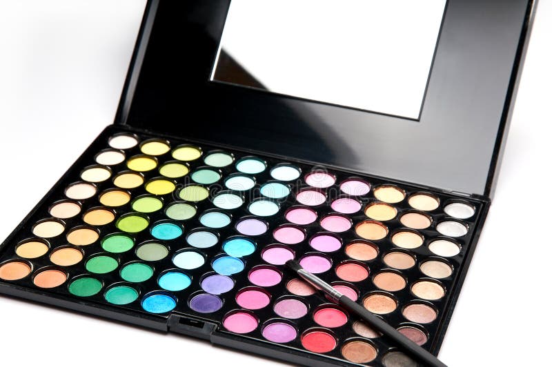 Eye shadow palette stock photo. Image of shadow, luxury - 21344178
