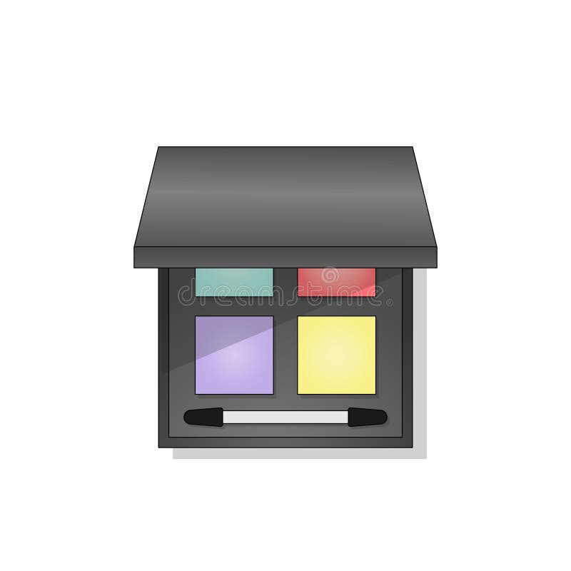 Eye Shadows Flat Illustration. Vector Concept for Design Stock ...