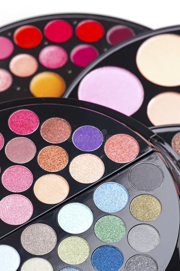 Eye Shadows Palette stock photo. Image of makeup, girl - 66392304