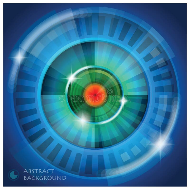 Eye Shape Abstract Background Stock Vector - Illustration of abstract ...