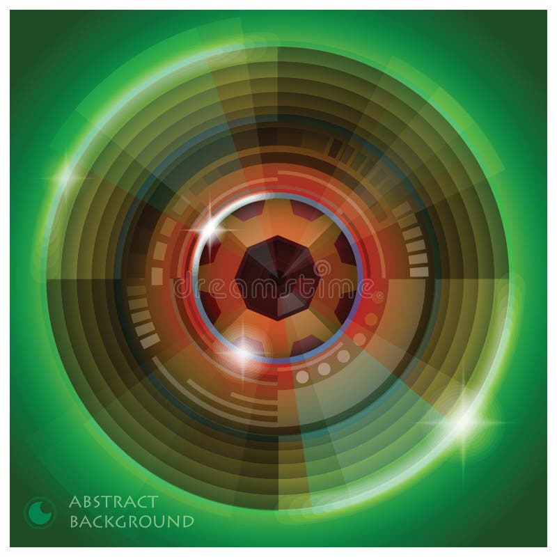 Eye Shape Abstract Background Stock Vector - Illustration of star ...