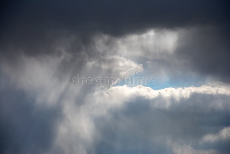 Eye-shaped Clouds in the Sky Stock Image - Image of color, cloud: 143190041