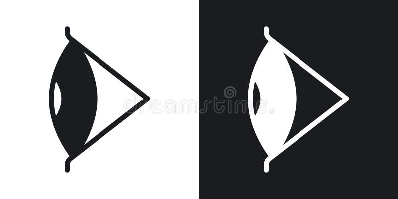 Eye Icon Side View Stock Illustrations – 875 Eye Icon Side View Stock ...