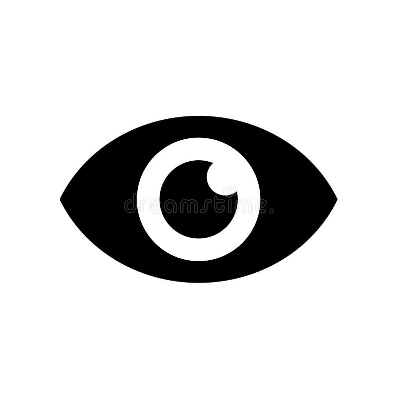 Eye, Sight, Stare, See - Vector Icon Stock Vector - Illustration of ...