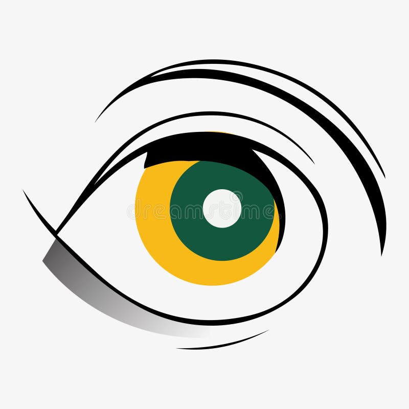 Eye Sign in Continuous Line Drawing Style. Line Art of Human Eye Sign ...