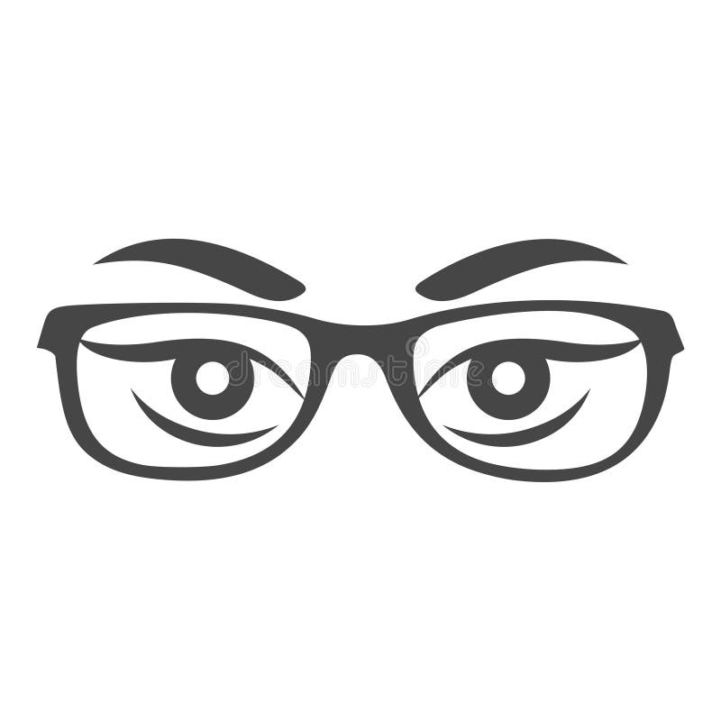 Eye Simple Sticker - Vector Illustration Stock Vector - Illustration of ...