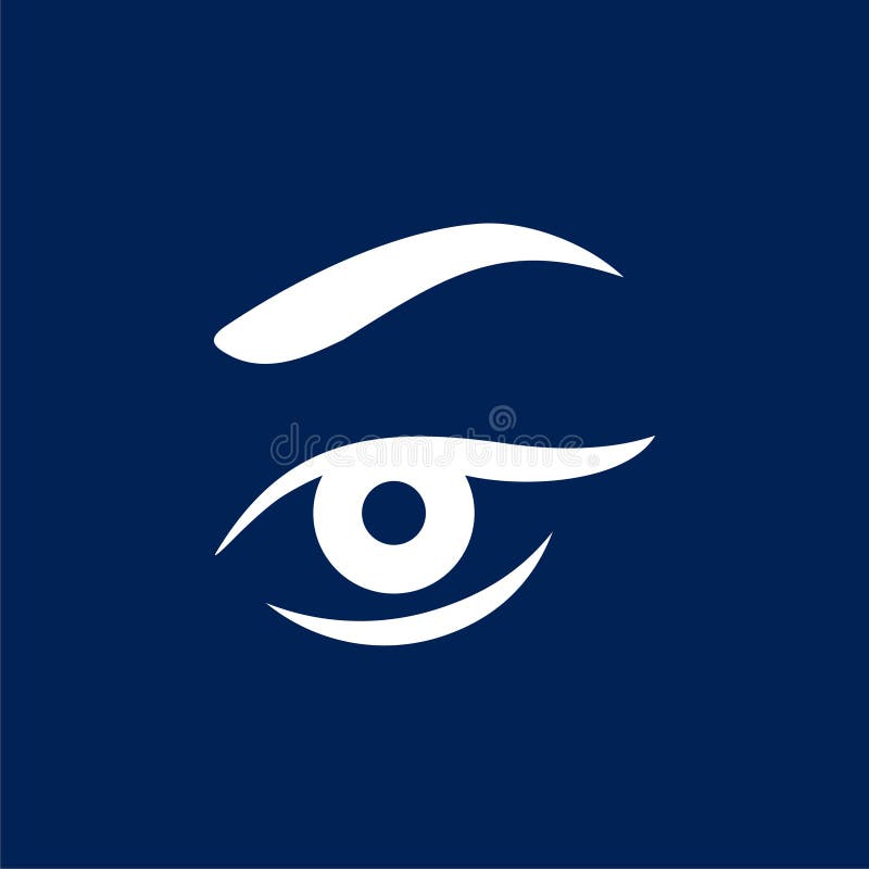 Eye Simple Sticker - Vector Illustration Stock Vector - Illustration of ...