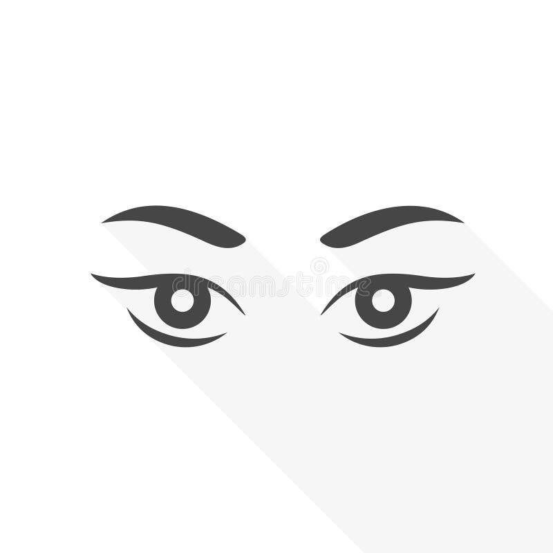 Eye Simple Sticker - Vector Illustration Stock Vector - Illustration of ...