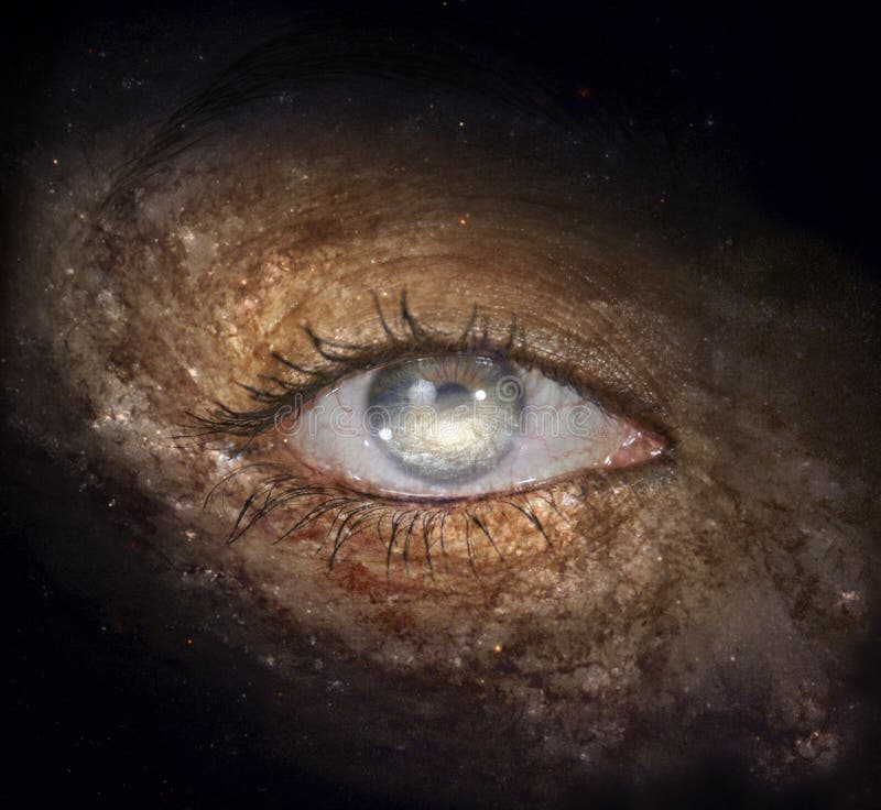 The eye of space stock illustration. Illustration of bizarre - 86630487