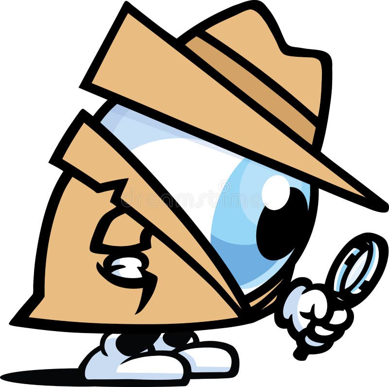 Eye Spy stock vector. Illustration of detective, shadow - 18619439