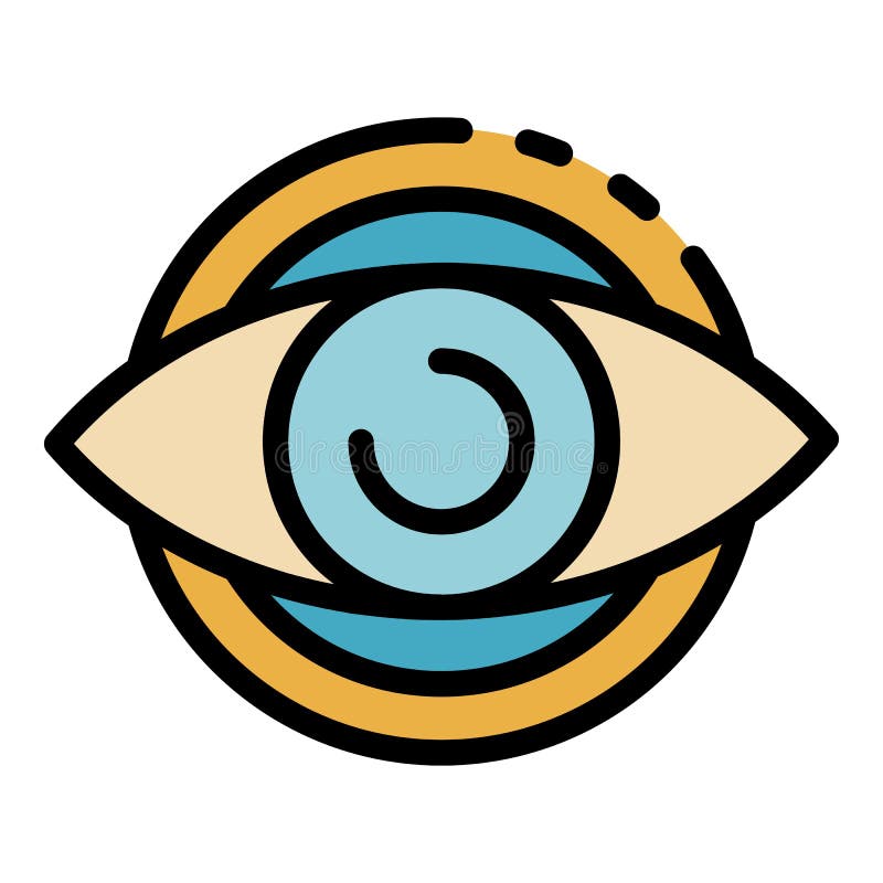 Eye Startup Icon Color Outline Vector Stock Vector - Illustration of ... Eye Startup Icon Color Outline Vector Stock Vector - Illustration of ...