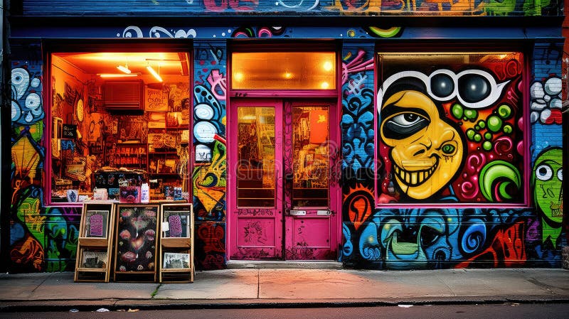 Eye store wall stock illustration. Illustration of edgy - 336065098