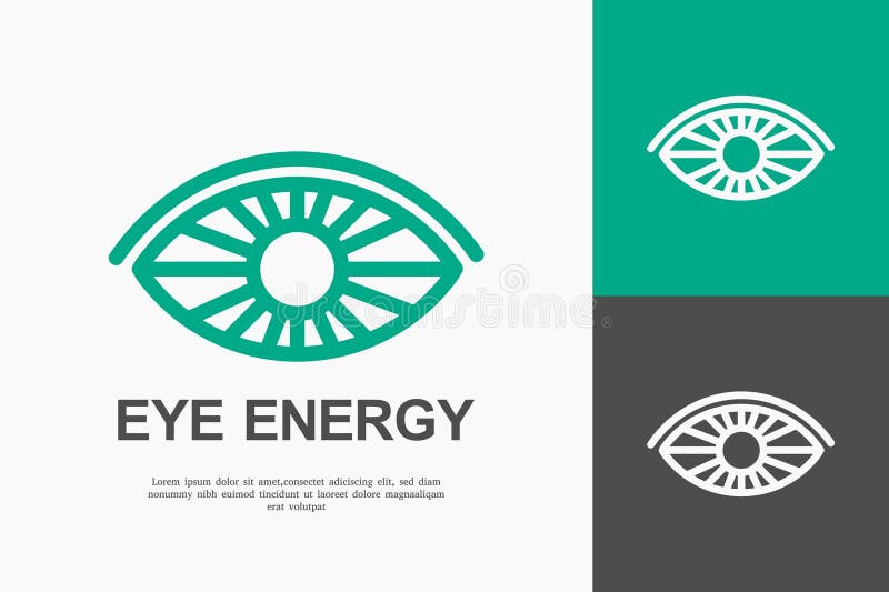 Eye sun logo design stock vector. Illustration of geometry - 301370241