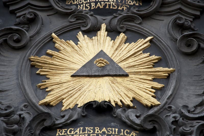 Eye stock image. Image of facade, gothic, city, symbol - 38791389