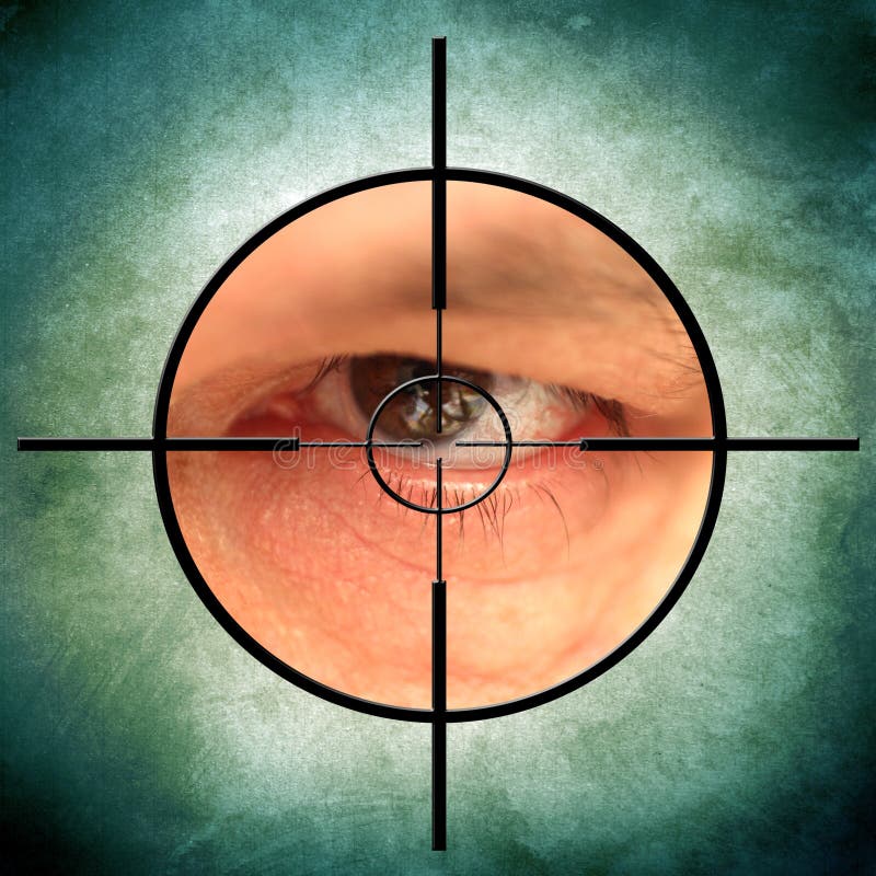 Eye target stock photo. Image of target, people, laser - 173716280