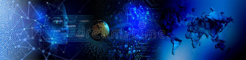 Eye on Technology Background. Eye of Information. Digital Vision Stock ...