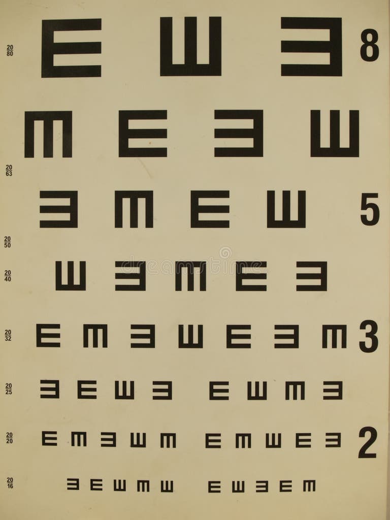 Vintage Eye Test Chart Stock Photos - Free & Royalty-Free Stock Photos ...