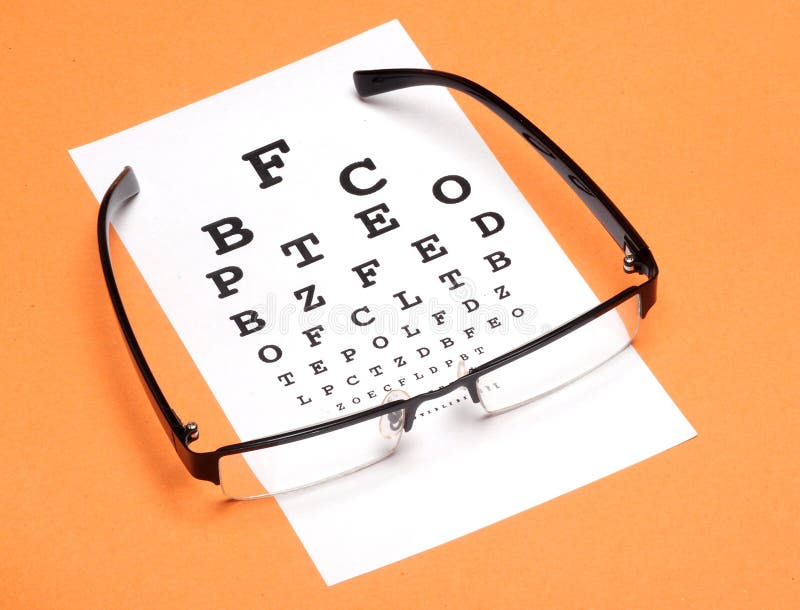 Eye chart test stock image. Image of conceptual, test - 31564505
