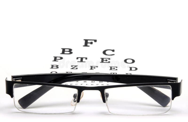 Eye chart test stock image. Image of conceptual, test - 31564505