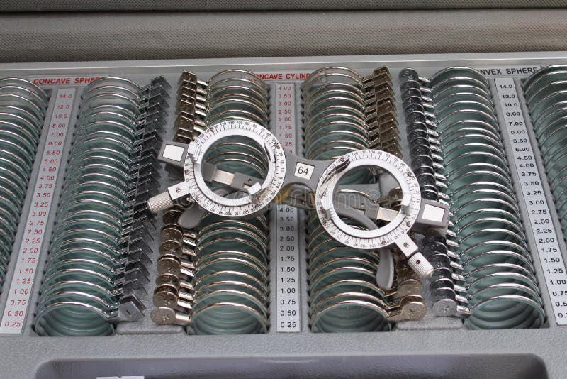 Eye test lens stock image. Image of glasses, eyesight - 83755623