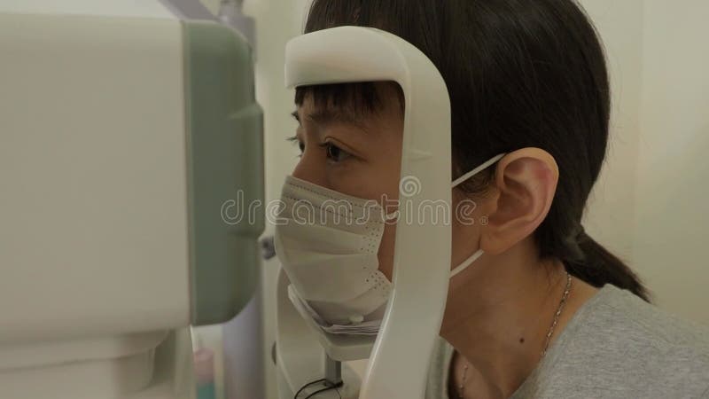 Eye Testing and Eyeglass Assembly by Experts Optician Stock Video ...