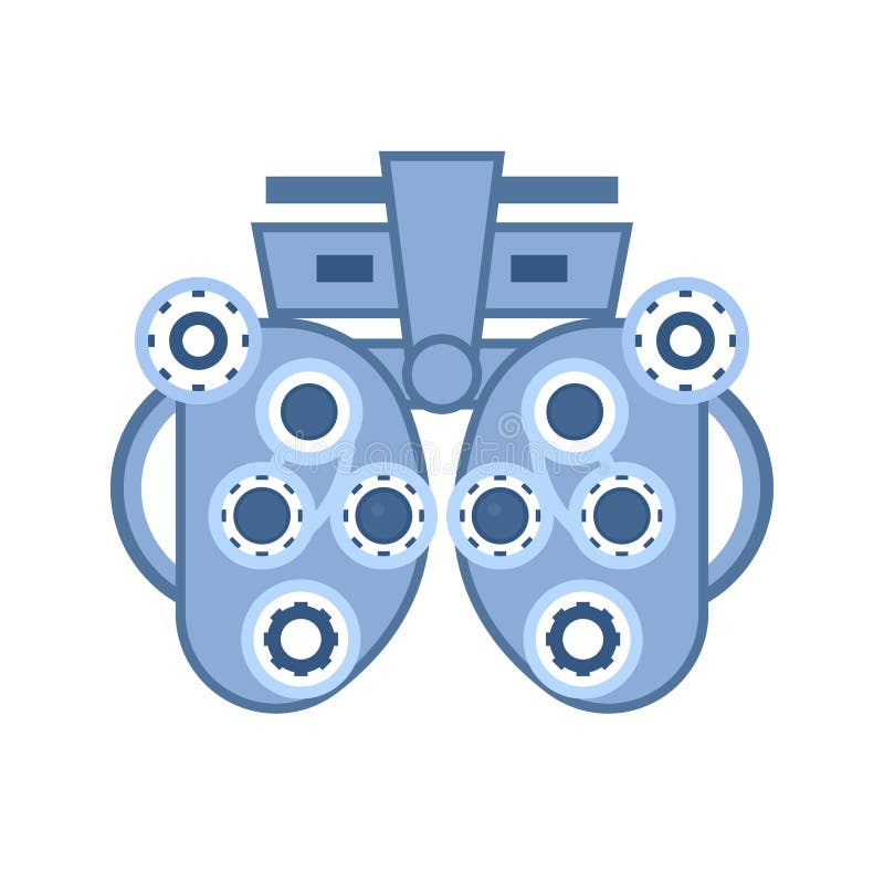 Eye testing machine icon stock vector. Illustration of optical - 299626875