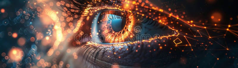 The Eye of a Tiger, a Metaphor for the Power of Perception Stock ...