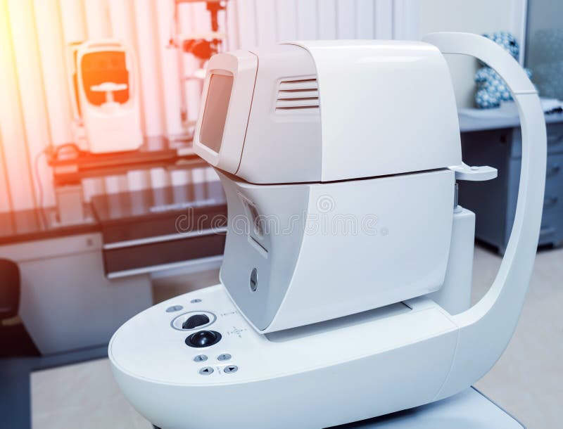 Eye Tonometry. Non-contact Tonometer. Glaucoma Checkup. Optometry ...