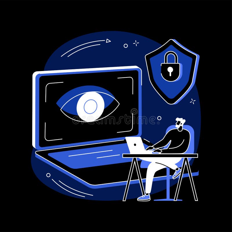 Eye Tracking Technology Abstract Concept Vector Illustration. Stock ...