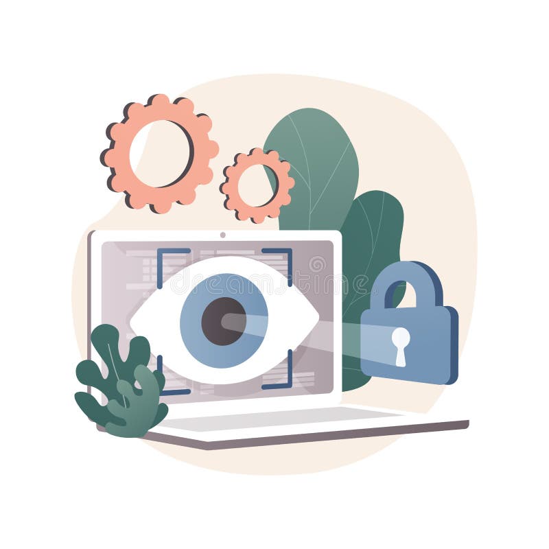 Eye Tracking Technology Abstract Concept Vector Illustration. Stock ...