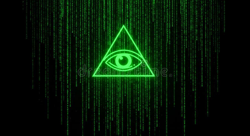 Eye in Triangle Against Green Binary Code for Cyberspace Security ...