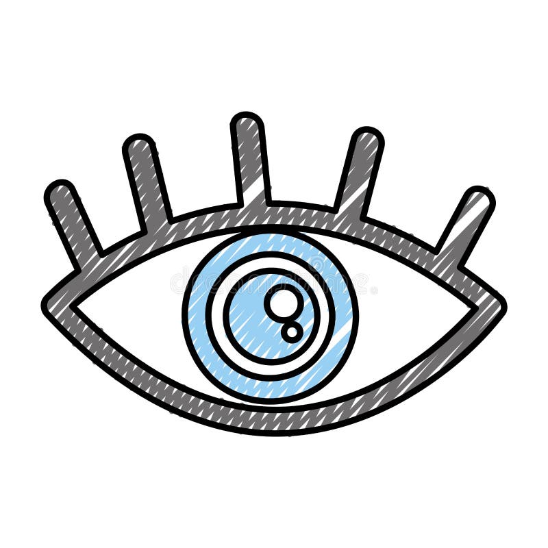 Eye view symbol icon stock vector. Illustration of look - 93943275