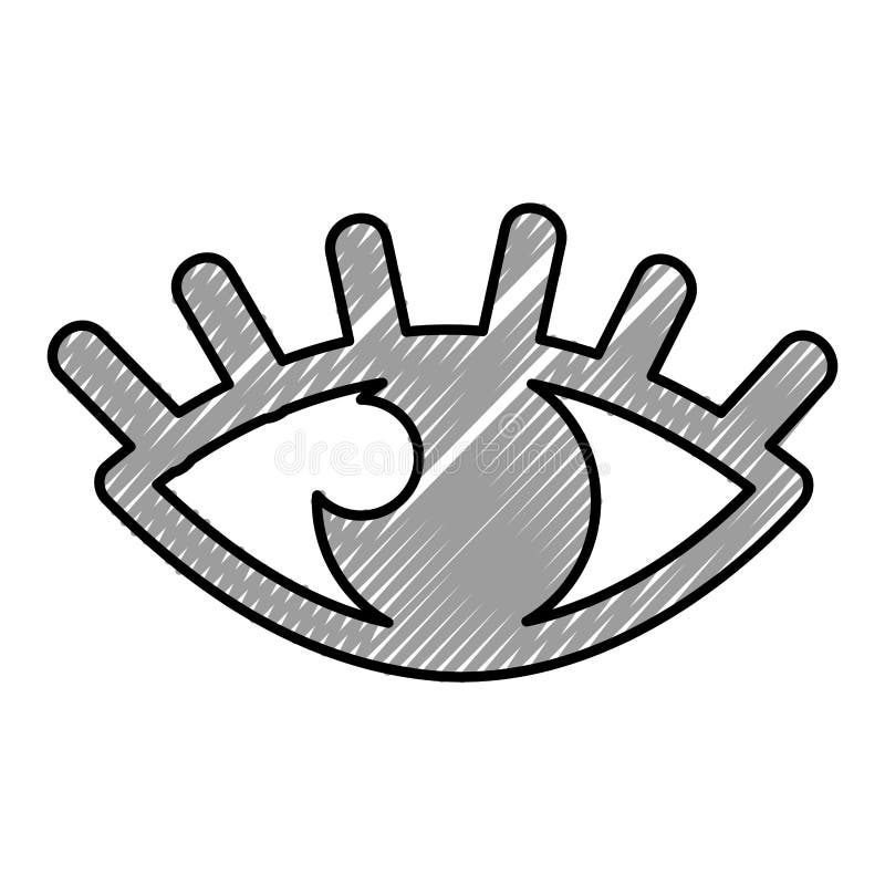 Eye view symbol icon stock vector. Illustration of line - 93943178