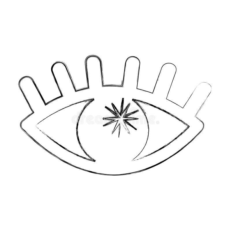 Eye view symbol icon stock vector. Illustration of icon - 93943293